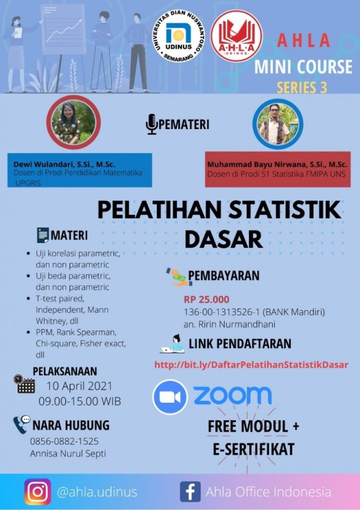Mini Course Series 3, sebuah solusi untuk mahasiswa tingkat akhir ...